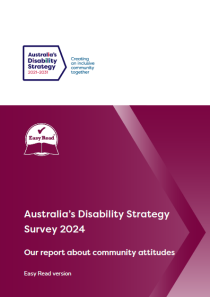 ADS Survey Wave 2 (2024) Summary Report in Easy Read | Disability Gateway