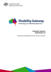 Disability Gateway Stakeholder kit | Disability Gateway