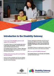 An introduction to the Disability Gateway | Disability Gateway