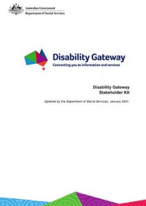 Disability Gateway Stakeholder kit | Disability Gateway